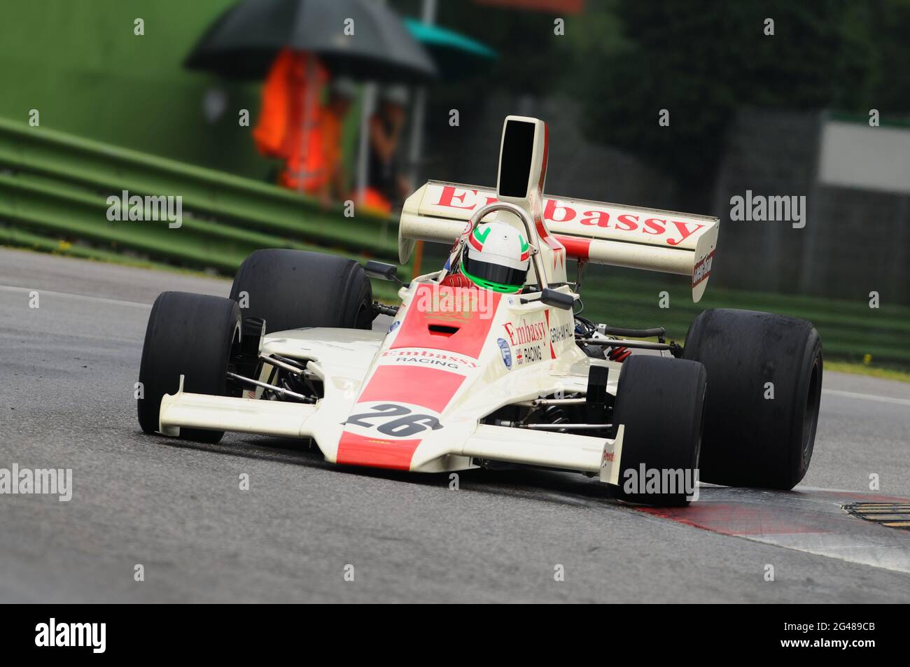 Imola, 6 June 2012: Unknown run Classic F1 Car 1974 Lola T370 of ...