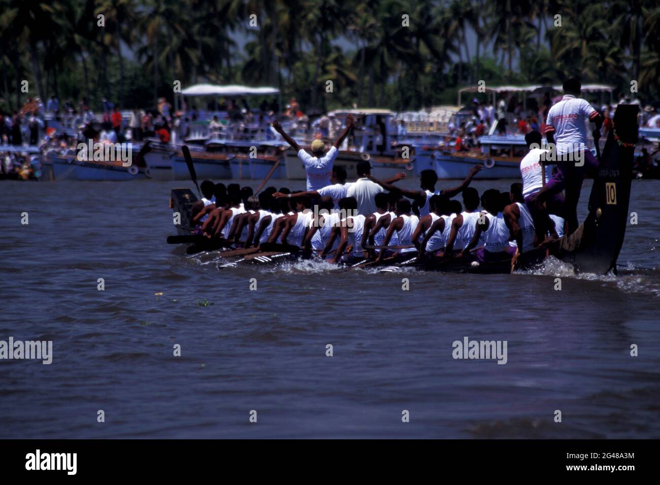 Nehru Trophy Boat Race, Punnamada Lake , Alappuzha, Kerala, India Stock ...