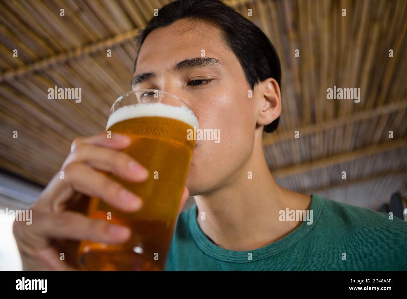 Man drinking low alcohol beer hi-res stock photography and images - Alamy