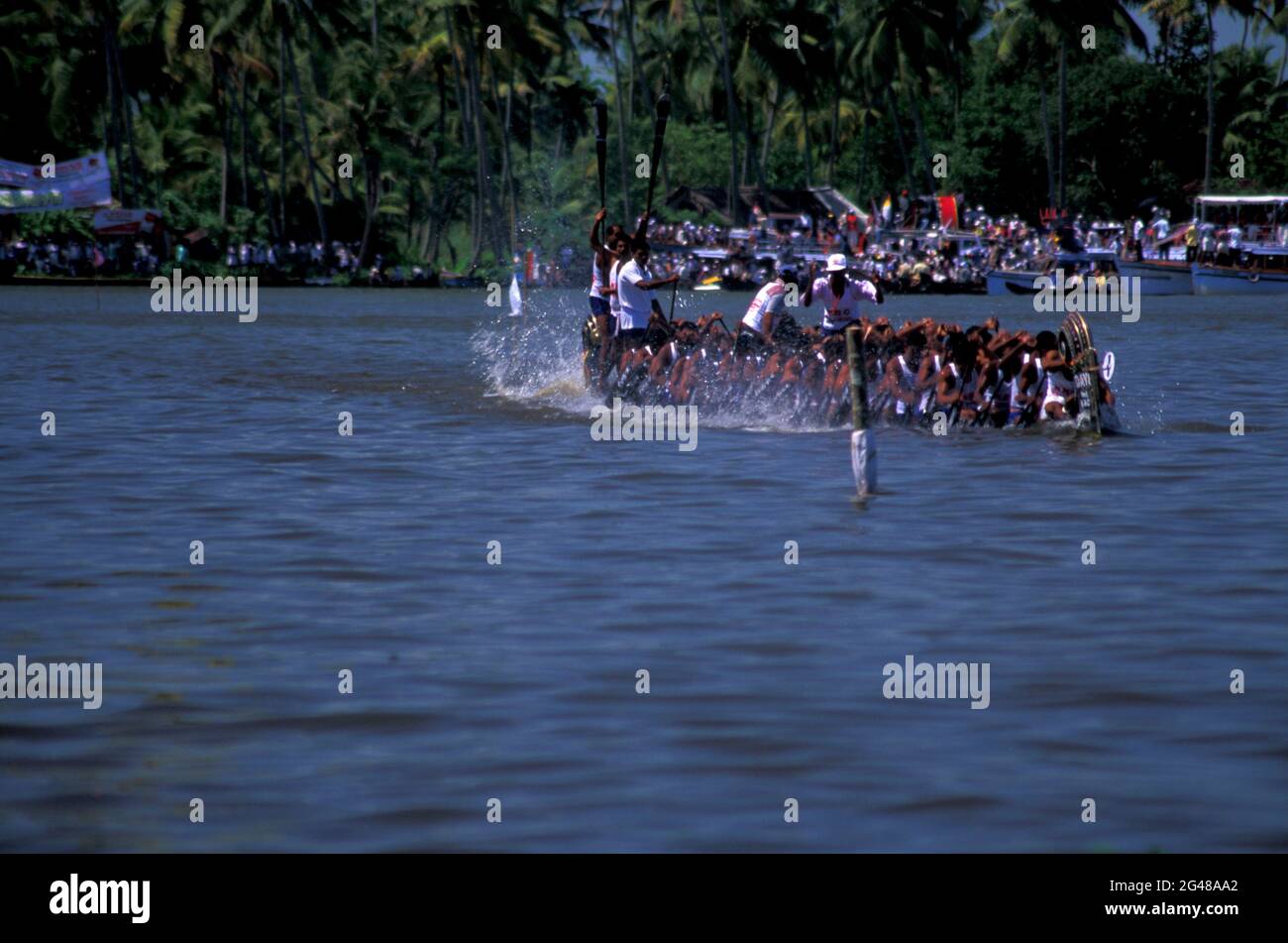 Nehru Trophy Boat Race, Punnamada Lake , Alappuzha, Kerala, India Stock ...