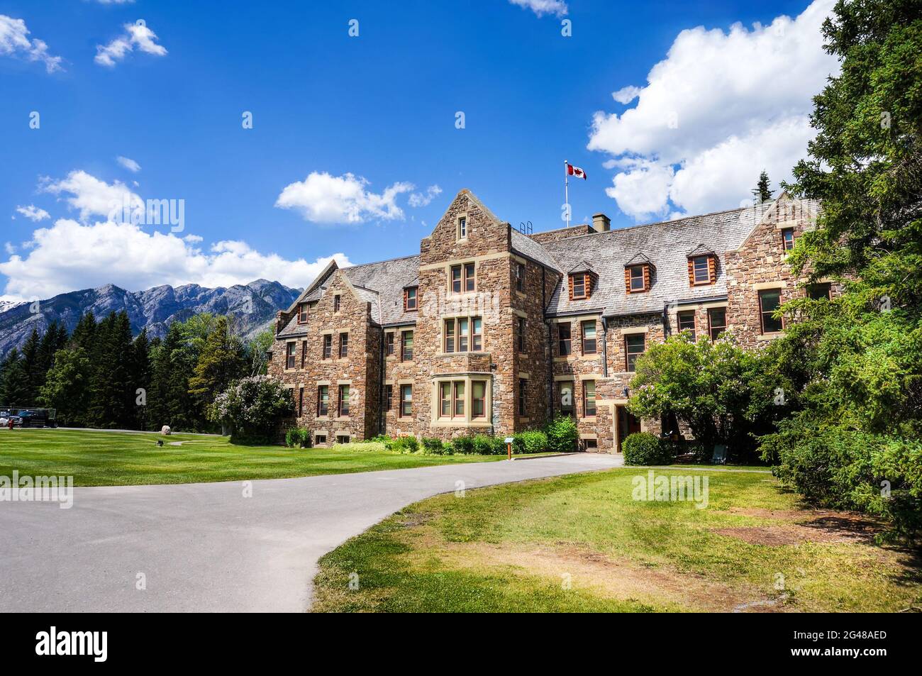 Banff national park admin building hi-res stock photography and images ...