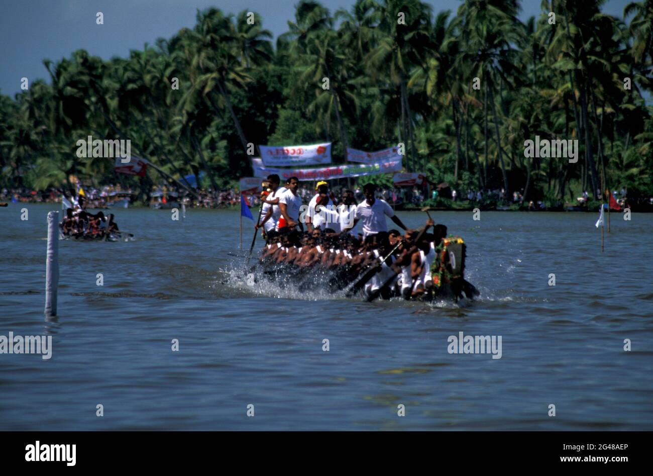 Nehru Trophy Boat Race, Punnamada Lake , Alappuzha, Kerala, India Stock ...