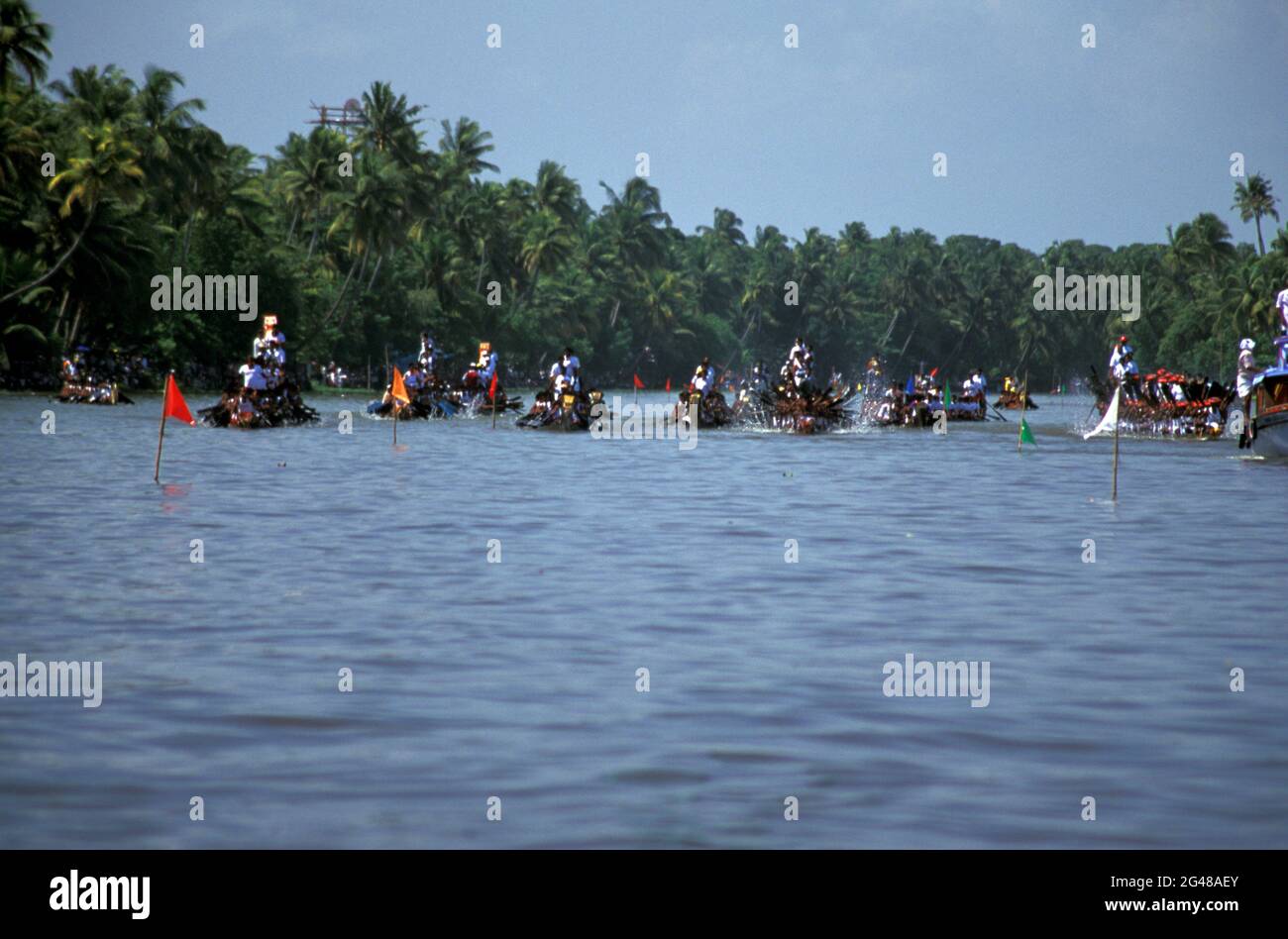 Nehru Trophy Boat Race, Punnamada Lake , Alappuzha, Kerala, India Stock ...