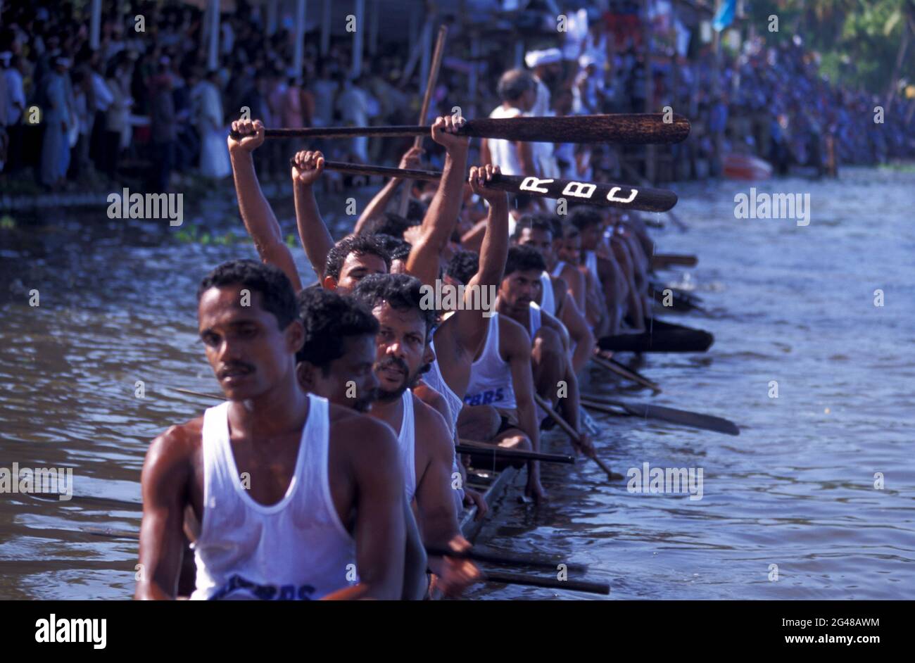 Nehru Trophy Boat Race, Punnamada Lake , Alappuzha, Kerala, India Stock ...