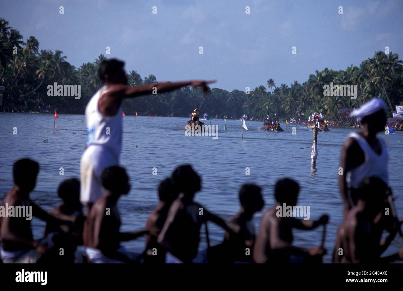 Nehru Trophy Boat Race, Punnamada Lake , Alappuzha, Kerala, India Stock ...