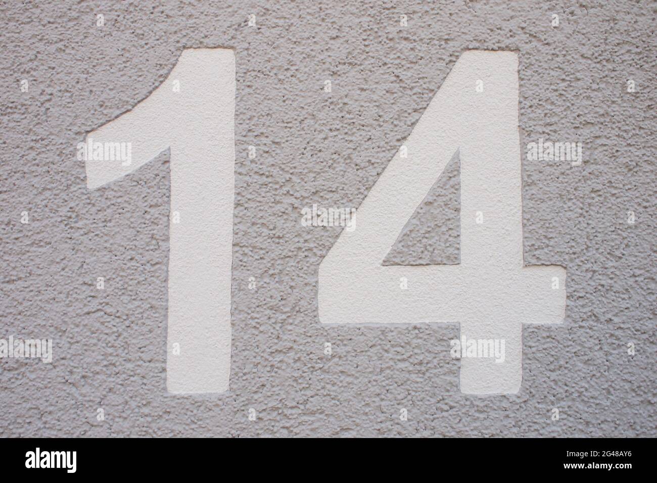 House number 14 hi-res stock photography and images - Alamy