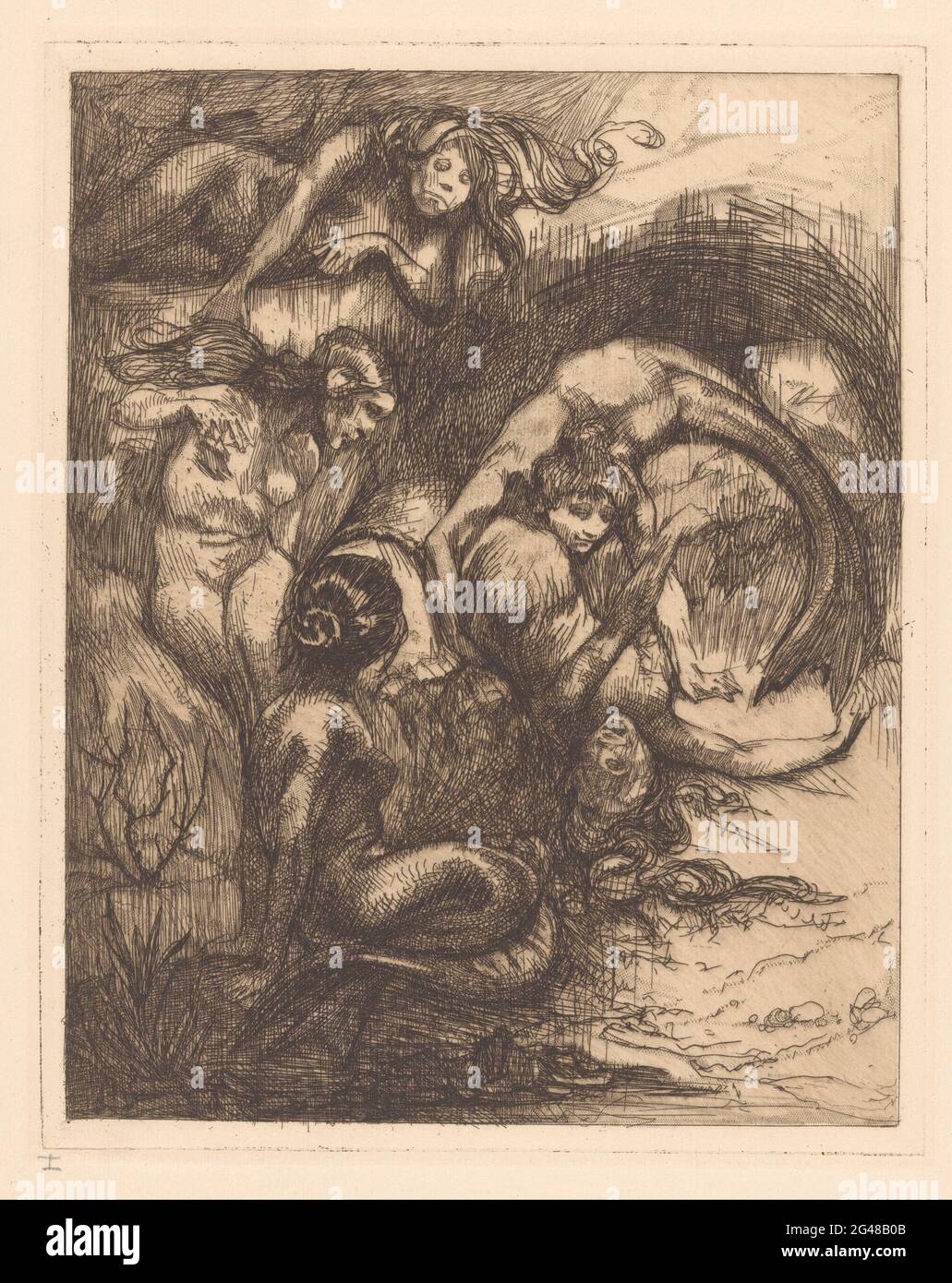 Five mermaids hi-res stock photography and images - Alamy