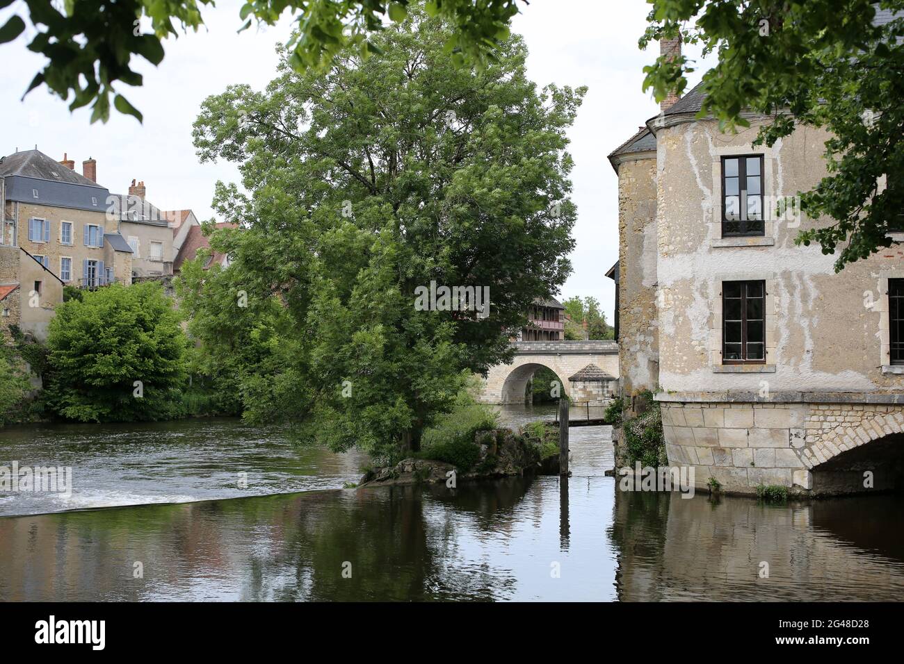 Argenton-sur-Creuse, Indre, France Stock Photo - Alamy