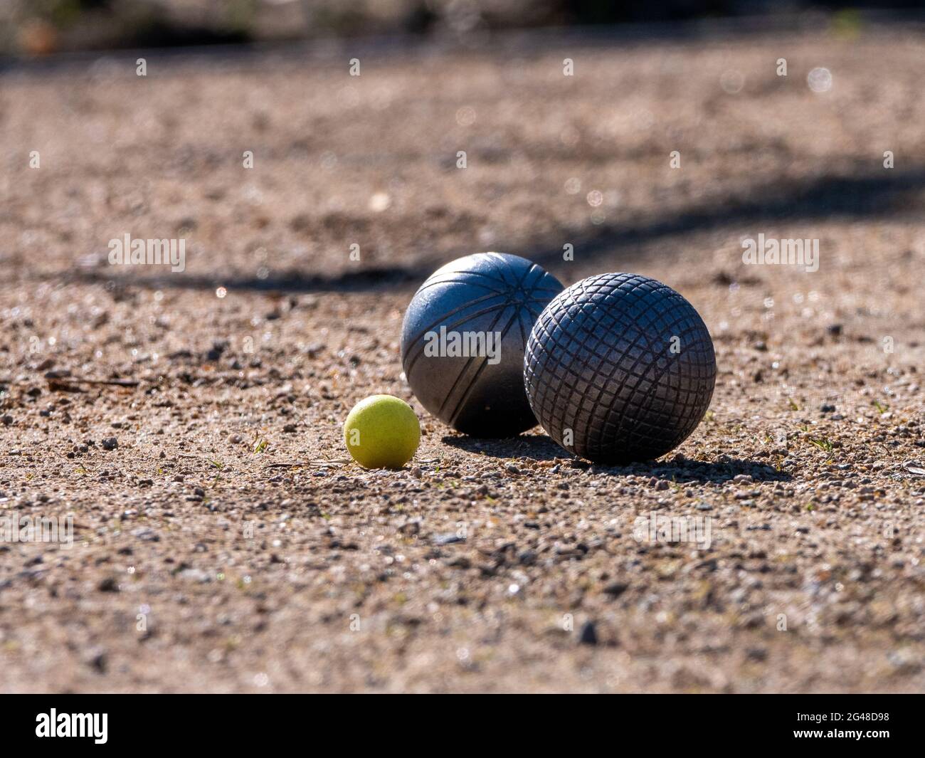 Petanque field hi-res stock photography and images - Alamy