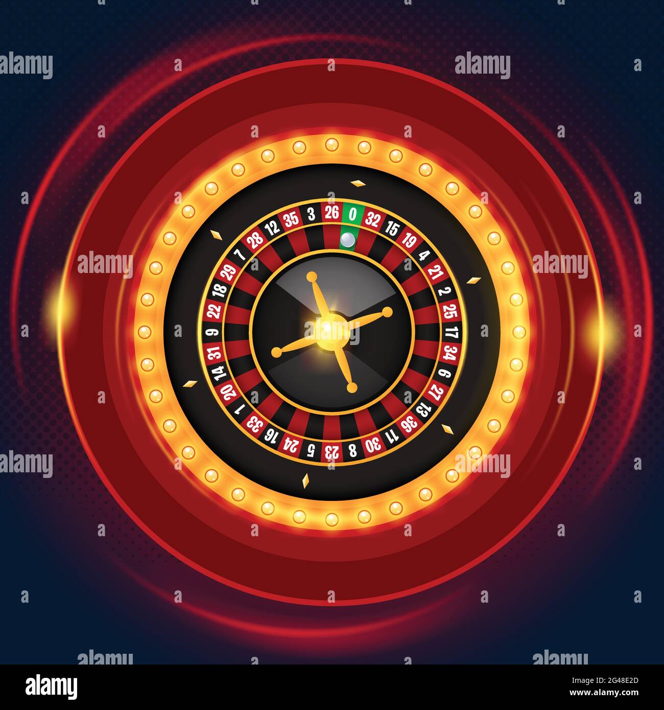 Roulette Stock Vector Images - Alamy