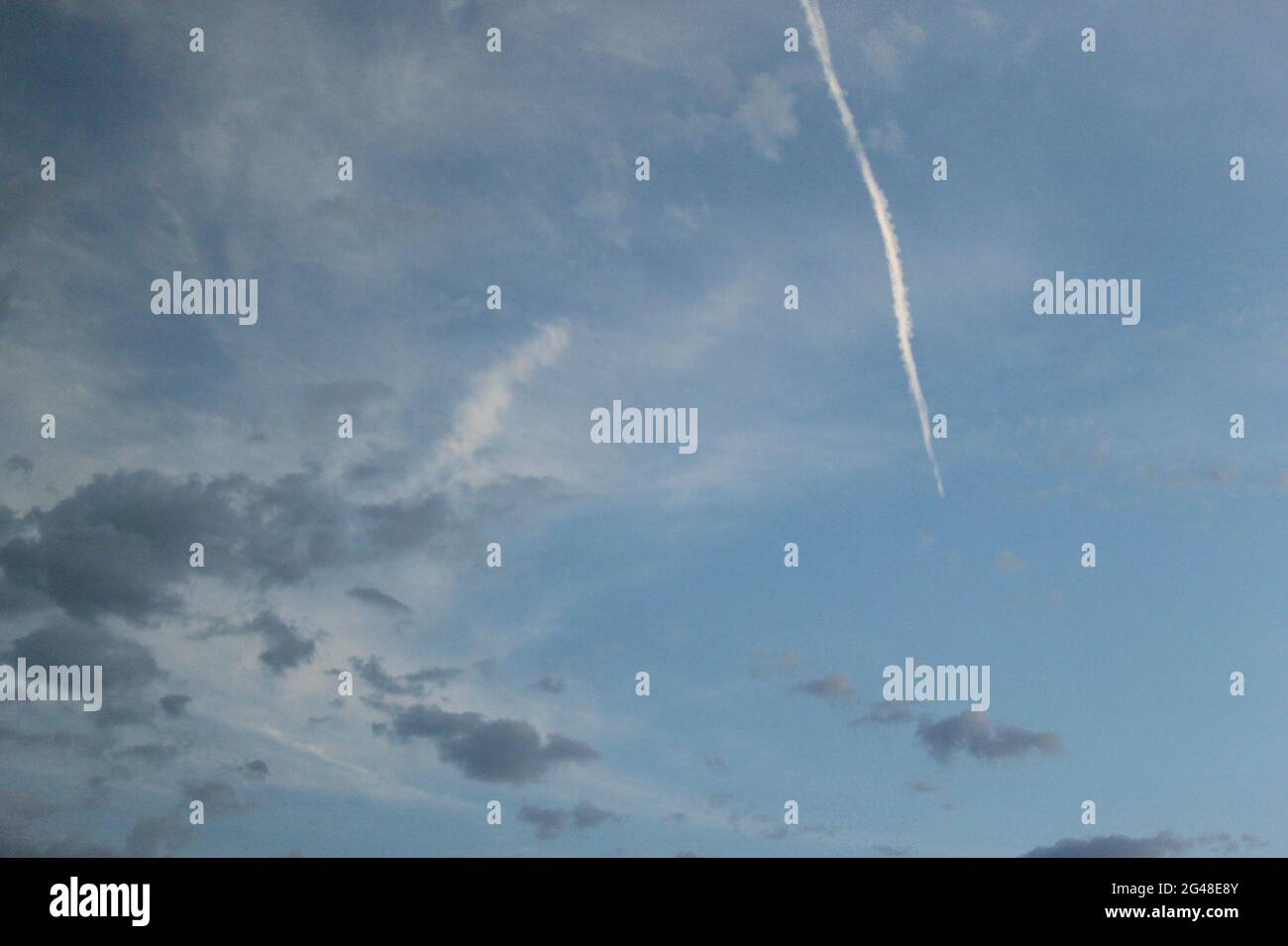 Evening sky after a storm Stock Photo - Alamy
