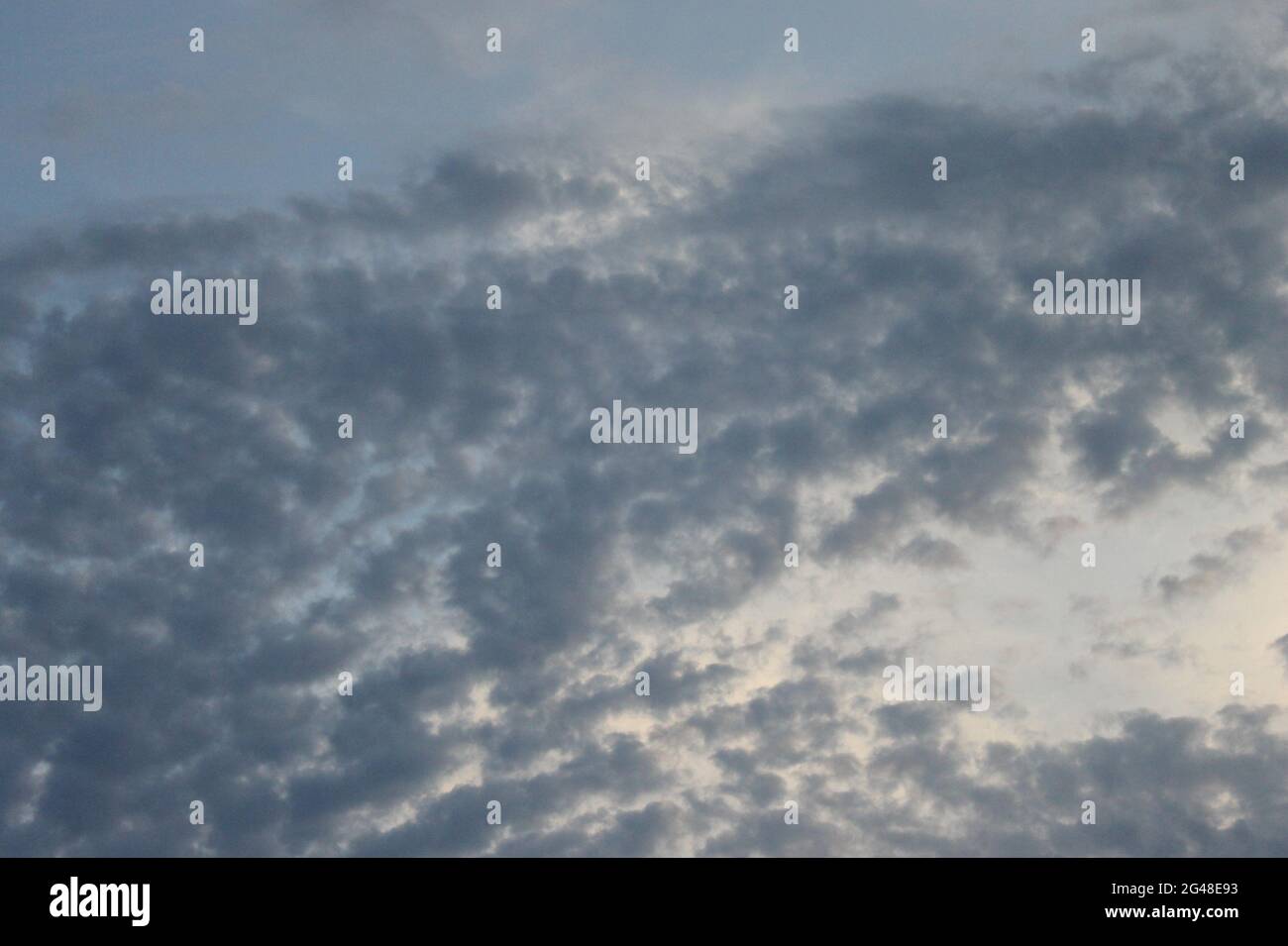evening sky after a thunderstorm Stock Photo - Alamy