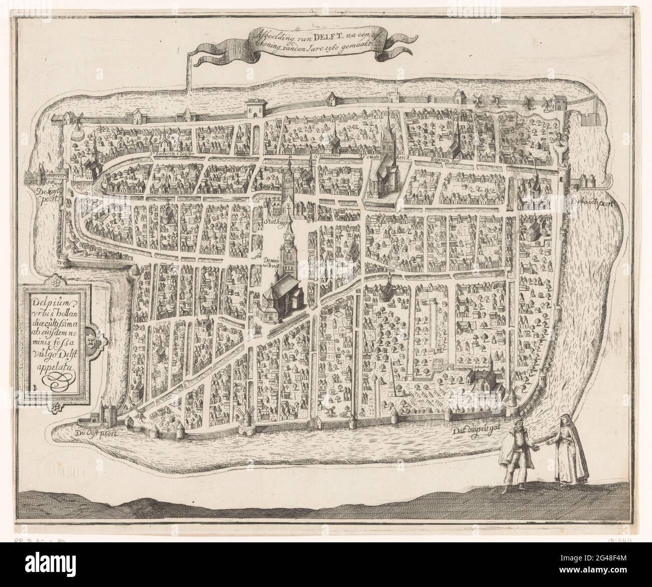 Map of delft hi-res stock photography and images - Alamy