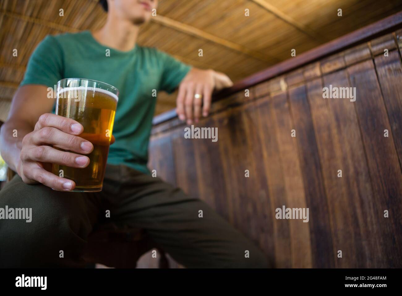 Bar counter low angle hi-res stock photography and images - Alamy