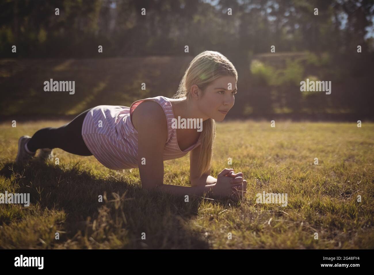 Obstacle course health park hi-res stock photography and images - Alamy
