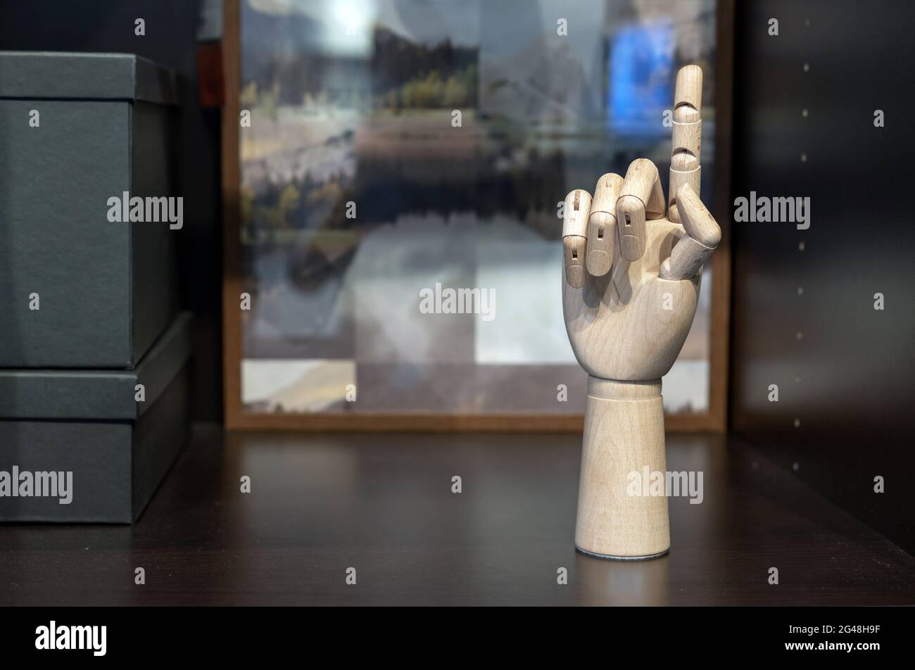 Anthropometric shape of the hand hi-res stock photography and images ...