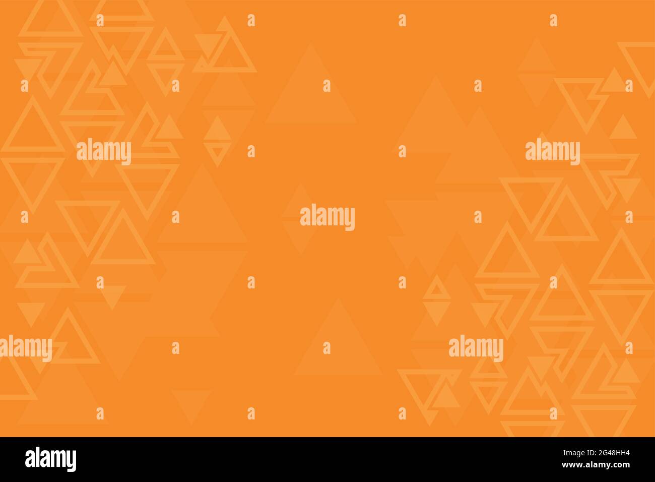 Abstract background made from triangles, orange pattern, symmetrical ...
