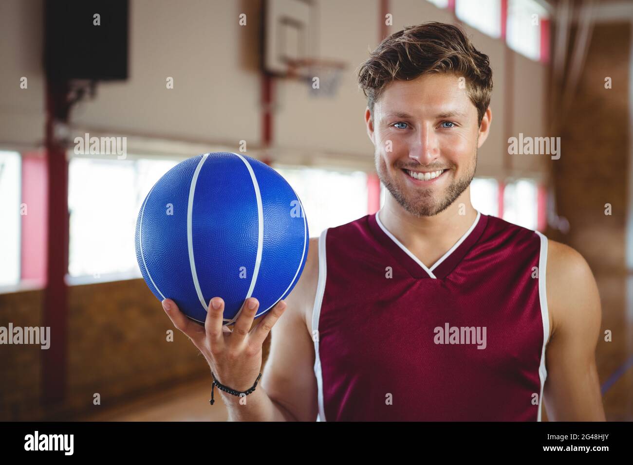 Ball basketball close up player smiling sports hi-res stock photography ...