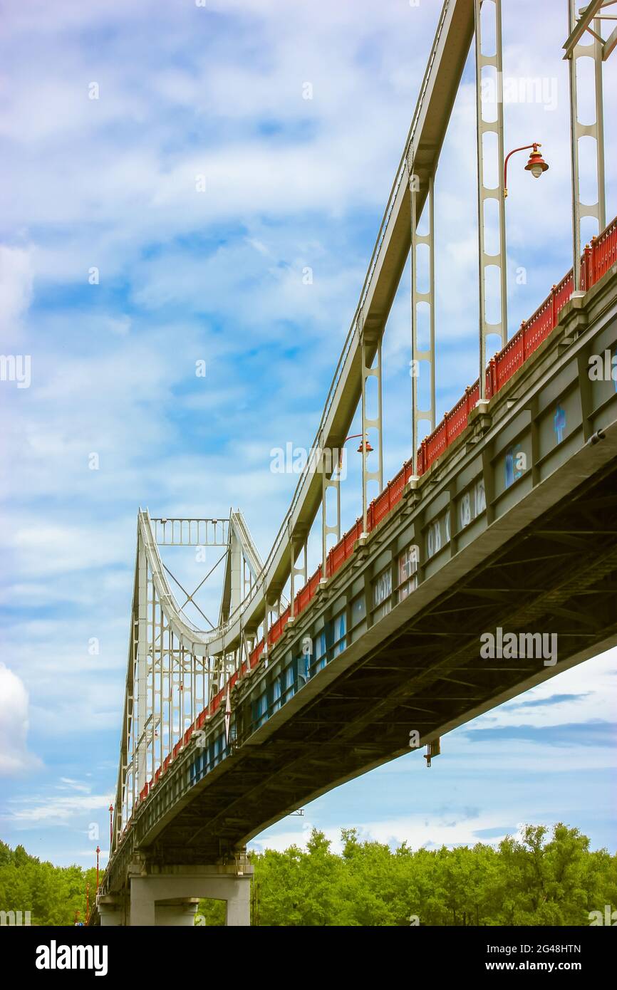 Cable Stayed Pedestrian Bridge High Resolution Stock Photography and ...