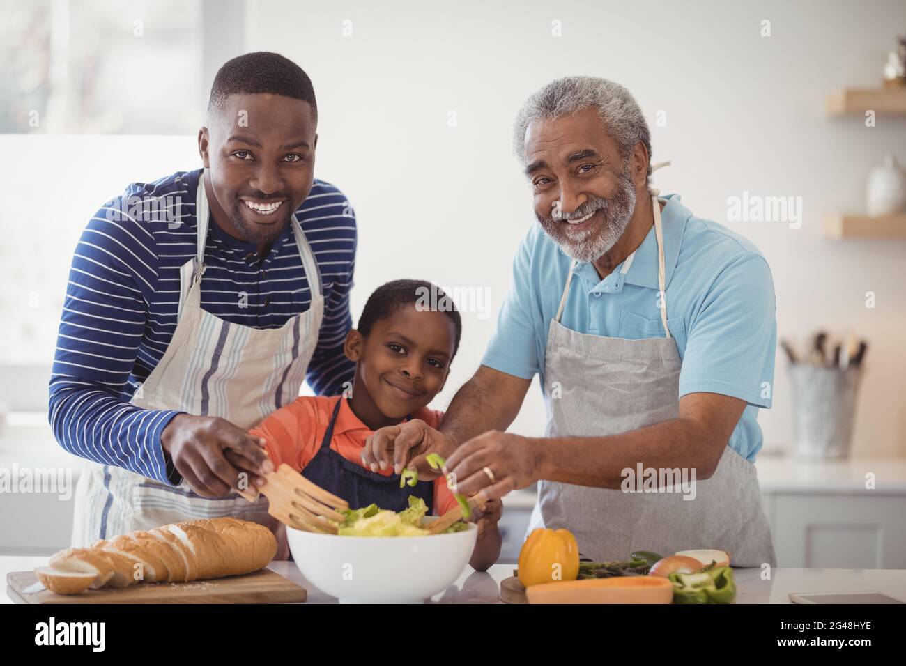 Black three generation family hi-res stock photography and images - Alamy