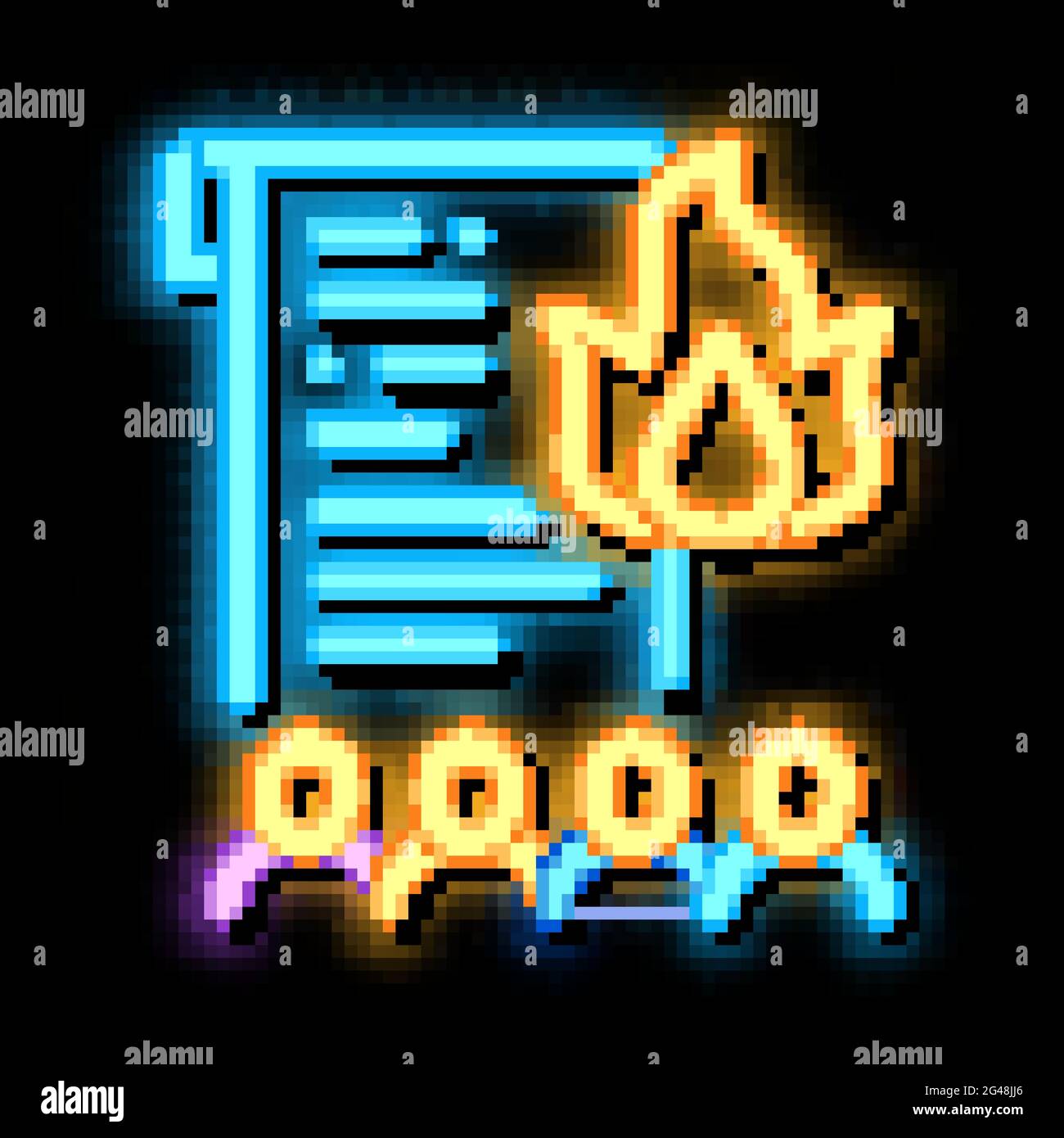 Burn documents Stock Vector Images - Alamy