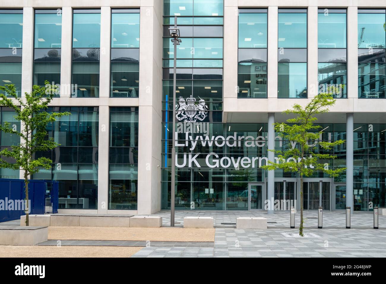 A general view of the outside of the newly built HMRC offices in the ...