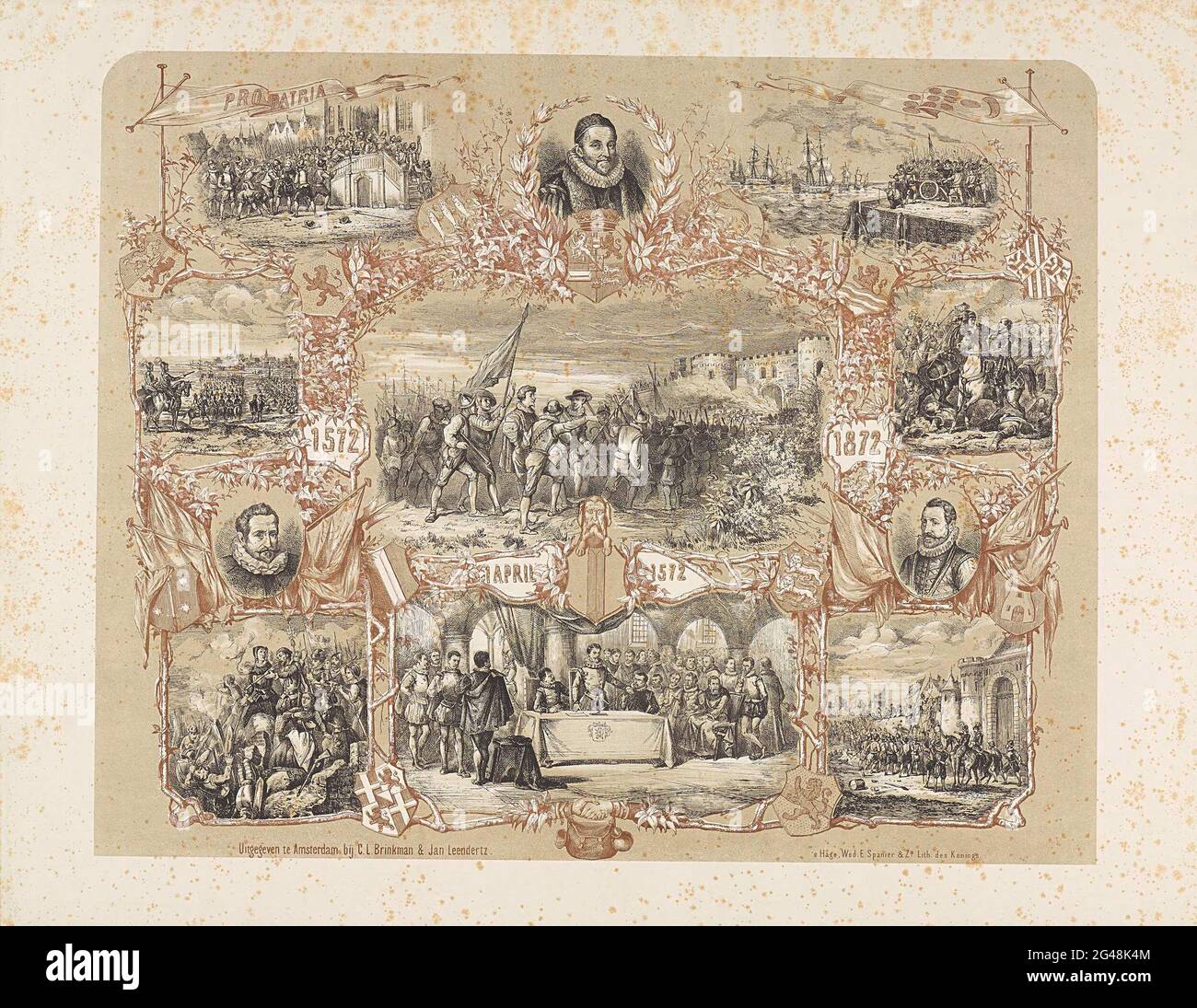 National celebration on 1 April 1872 of the 300-year-old intake of the ...