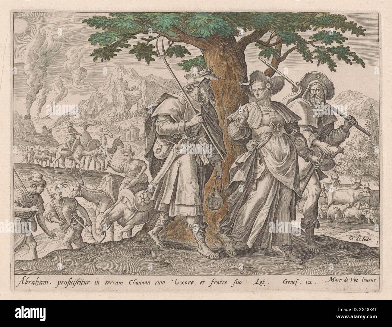 Abraham and lot in bible hi-res stock photography and images - Alamy