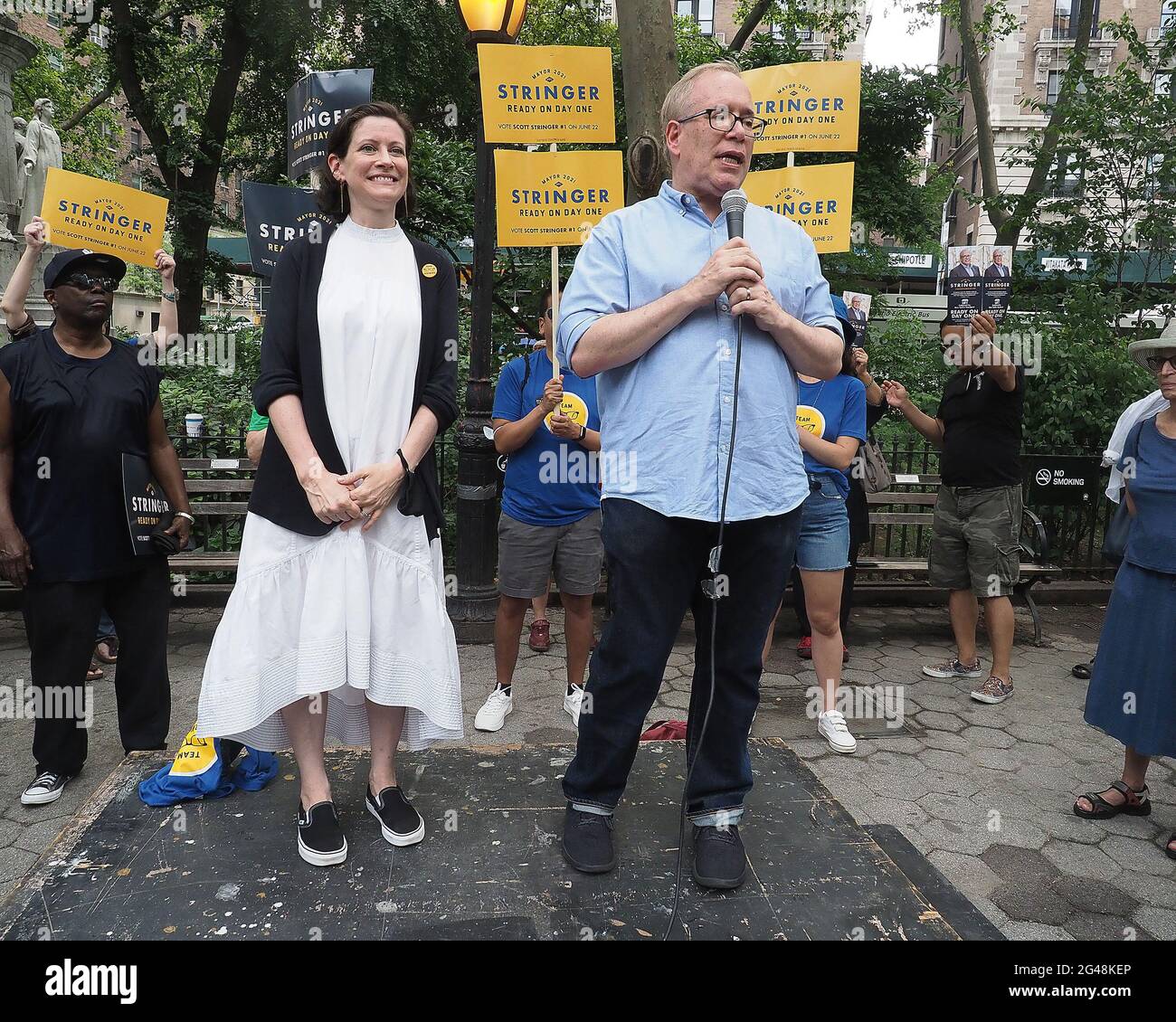 New York, New York, USA. 19th June, 2021. New York City Mayoral ...