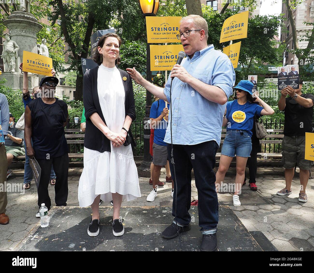 New York, New York, USA. 19th June, 2021. New York City Mayoral ...