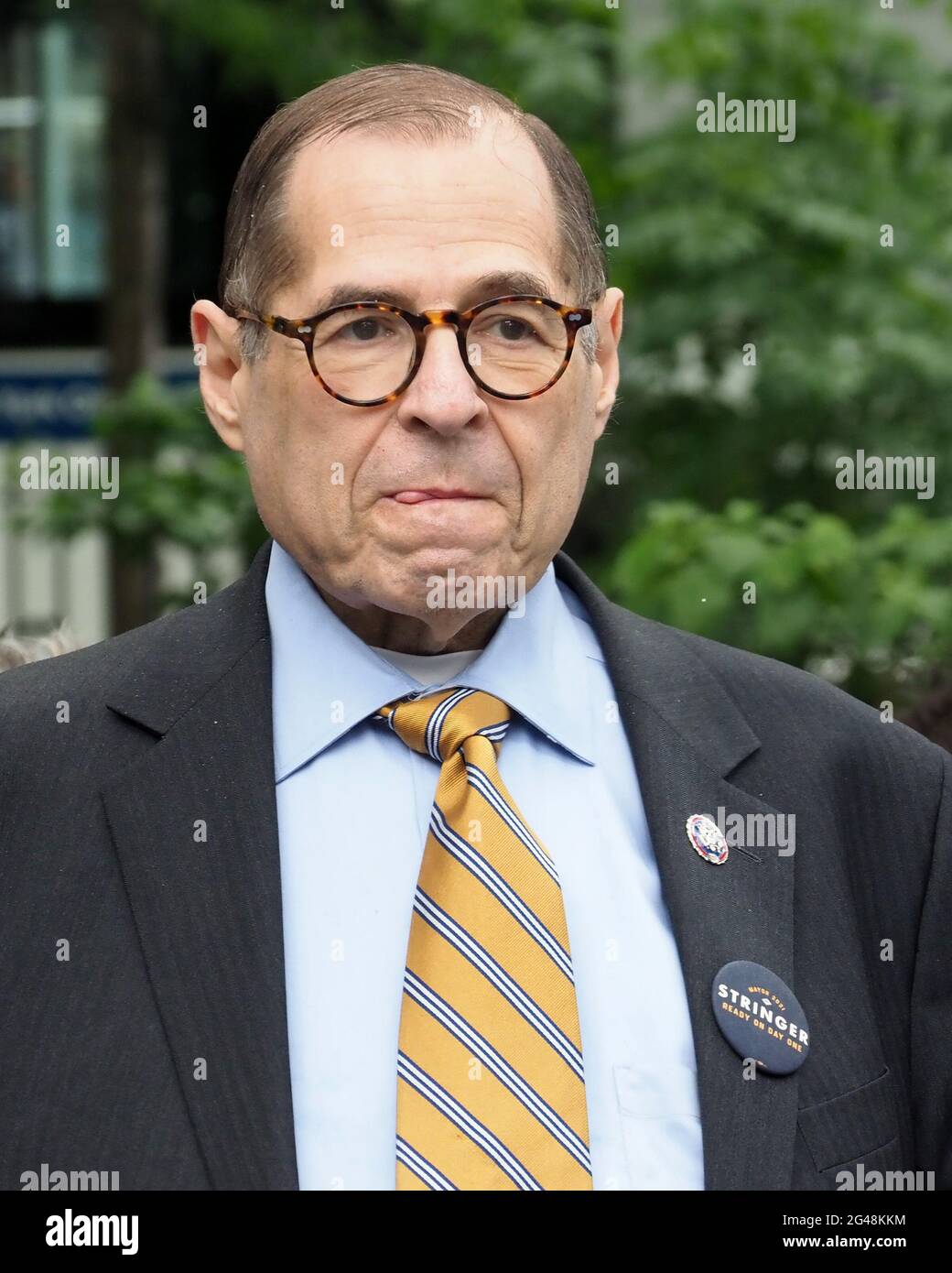 New York, New York, USA. 19th June, 2021. Jerry Nadler at a GOTV Rally ...