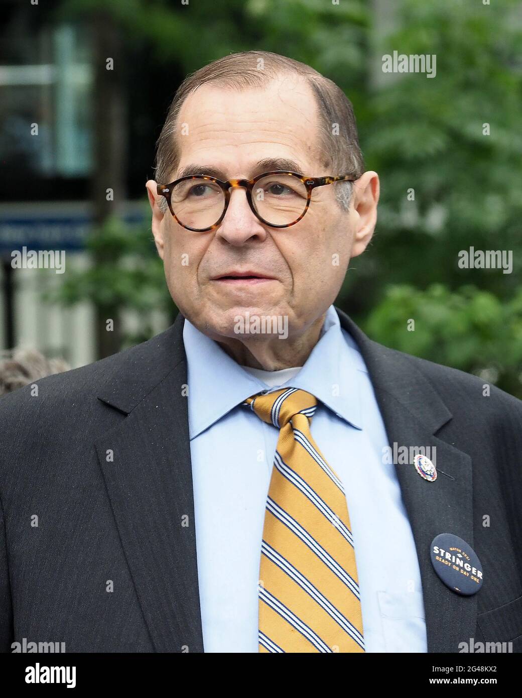 New York, New York, USA. 19th June, 2021. Jerry Nadler at a GOTV Rally ...