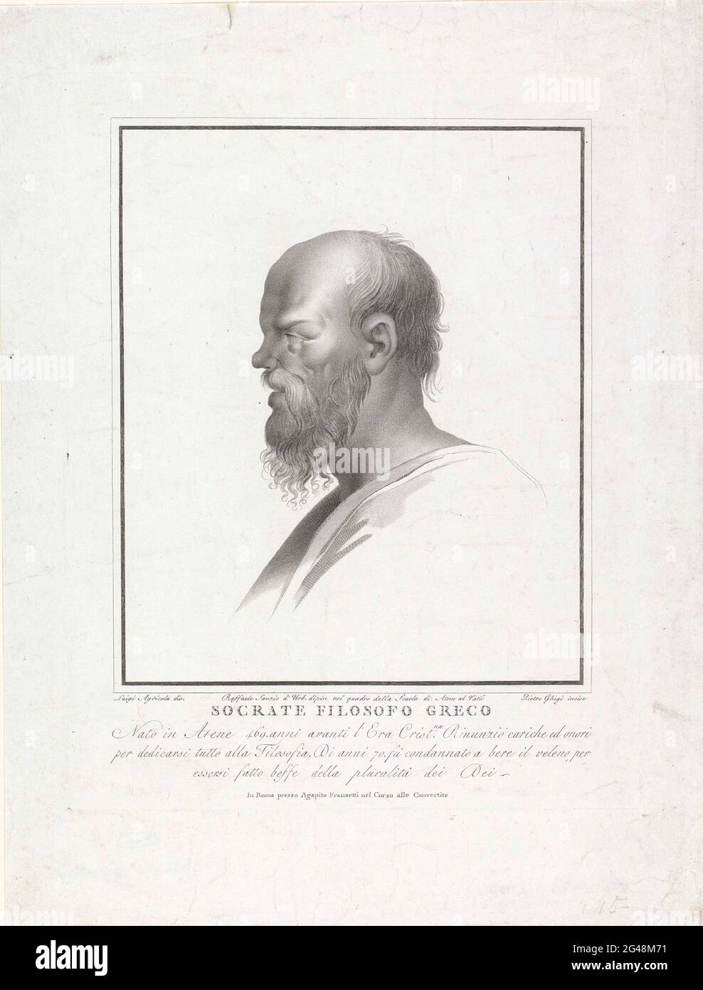 Portrait of philosopher Socrates; Socrate Filosofo Greco; Portraits to ...