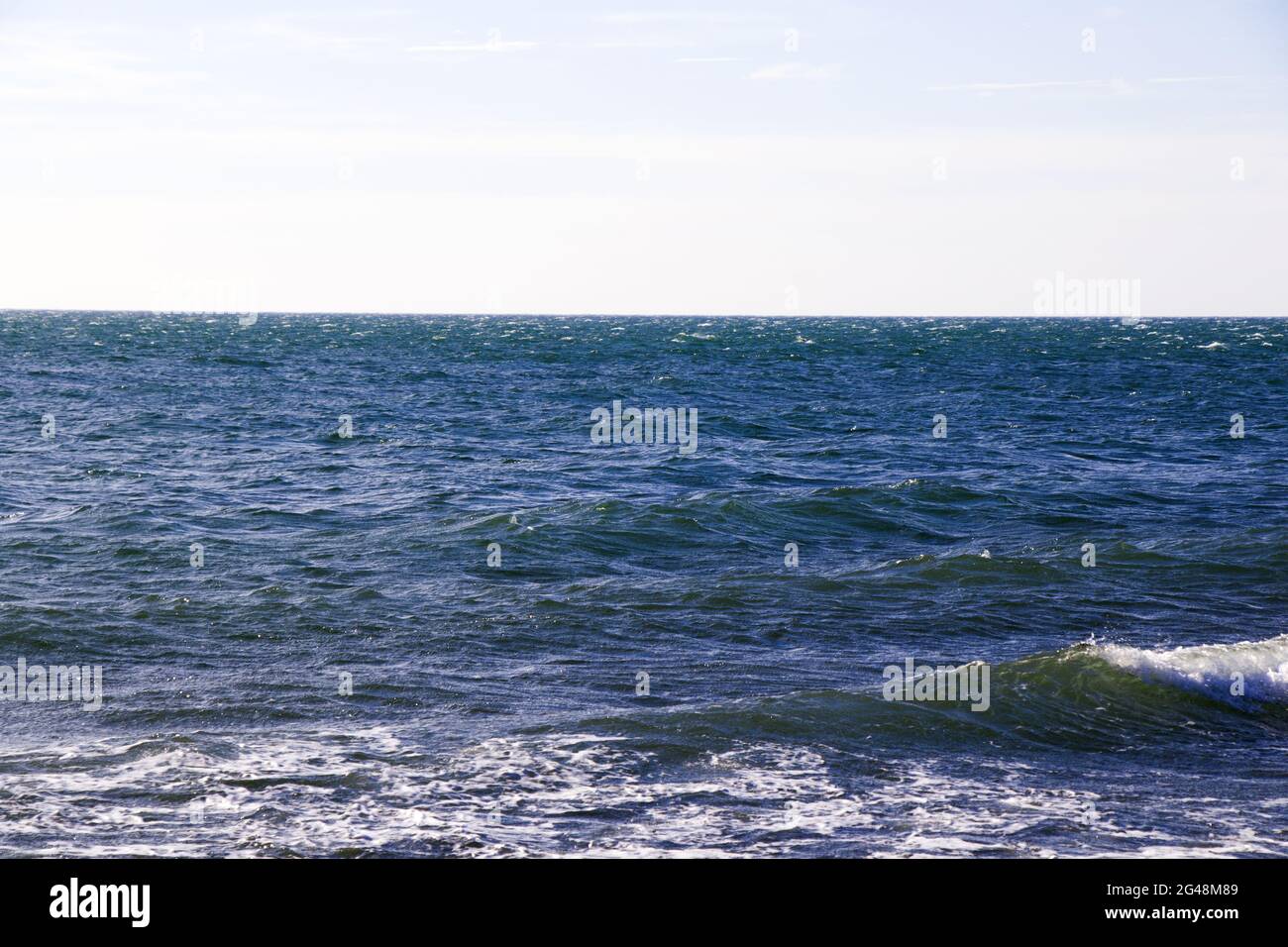 Beautiful Black sea landscape in Georgia Stock Photo - Alamy