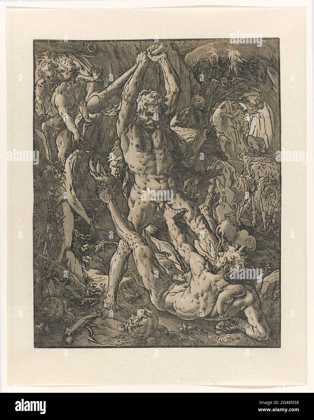 Hercules in cacus Stock Photo - Alamy