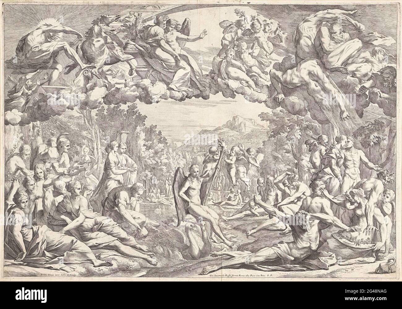 Allegory of spring. Allegorical representation of the Seasonal season ...