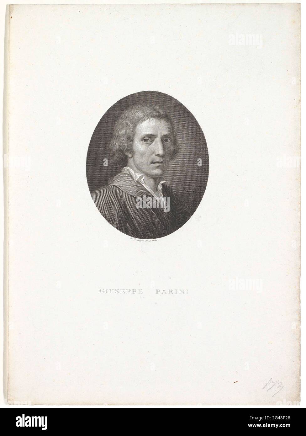 Giuseppe parini portraits hi-res stock photography and images - Alamy