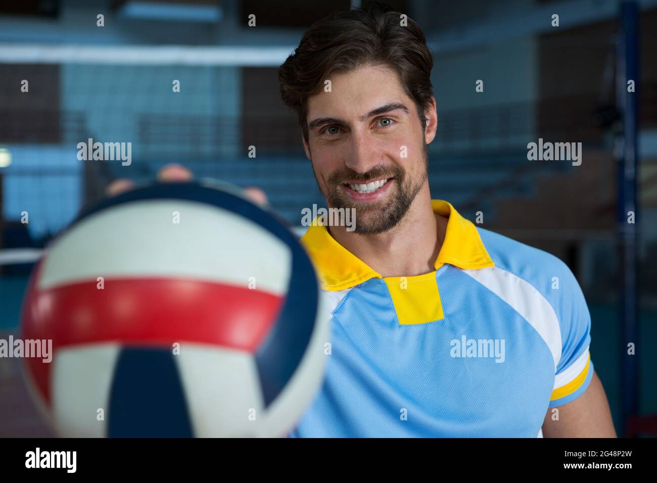 Professional sportsperson portrait confidence standing smiling hi-res ...