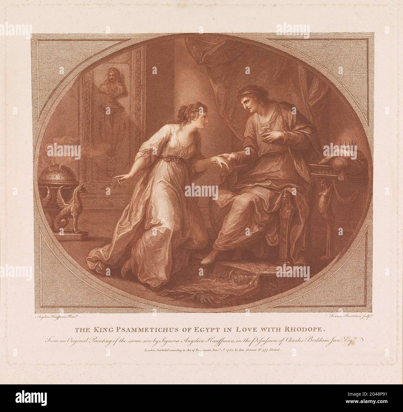 Psammeticus in love with rhodope; The King Psammetichus or Egypt in ...