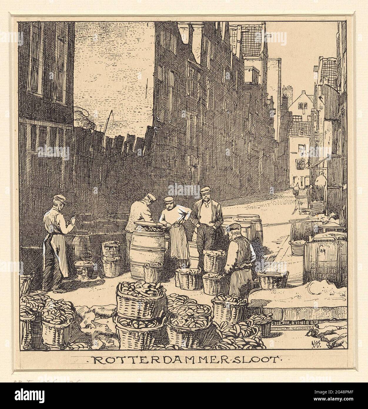 The Rotterdammer closed in Amsterdam, muted in 1867 Stock Photo - Alamy