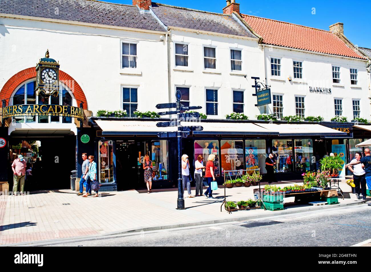 Barkers Store and Arcade, Northallerton, North Yorkshire, England Stock ...