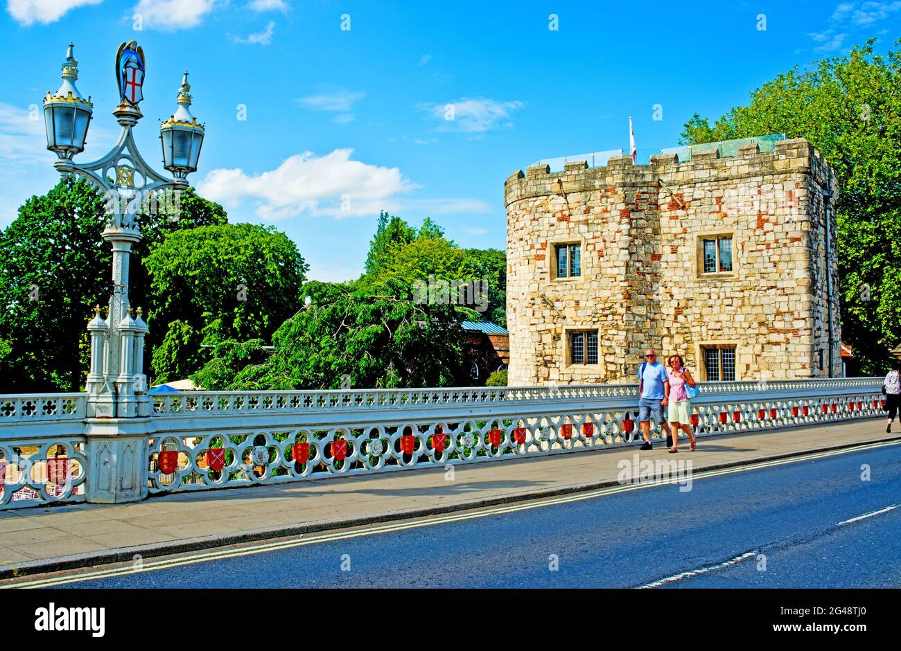 Lendal Tower and Lendal Bridge, York, England Stock Photo - Alamy