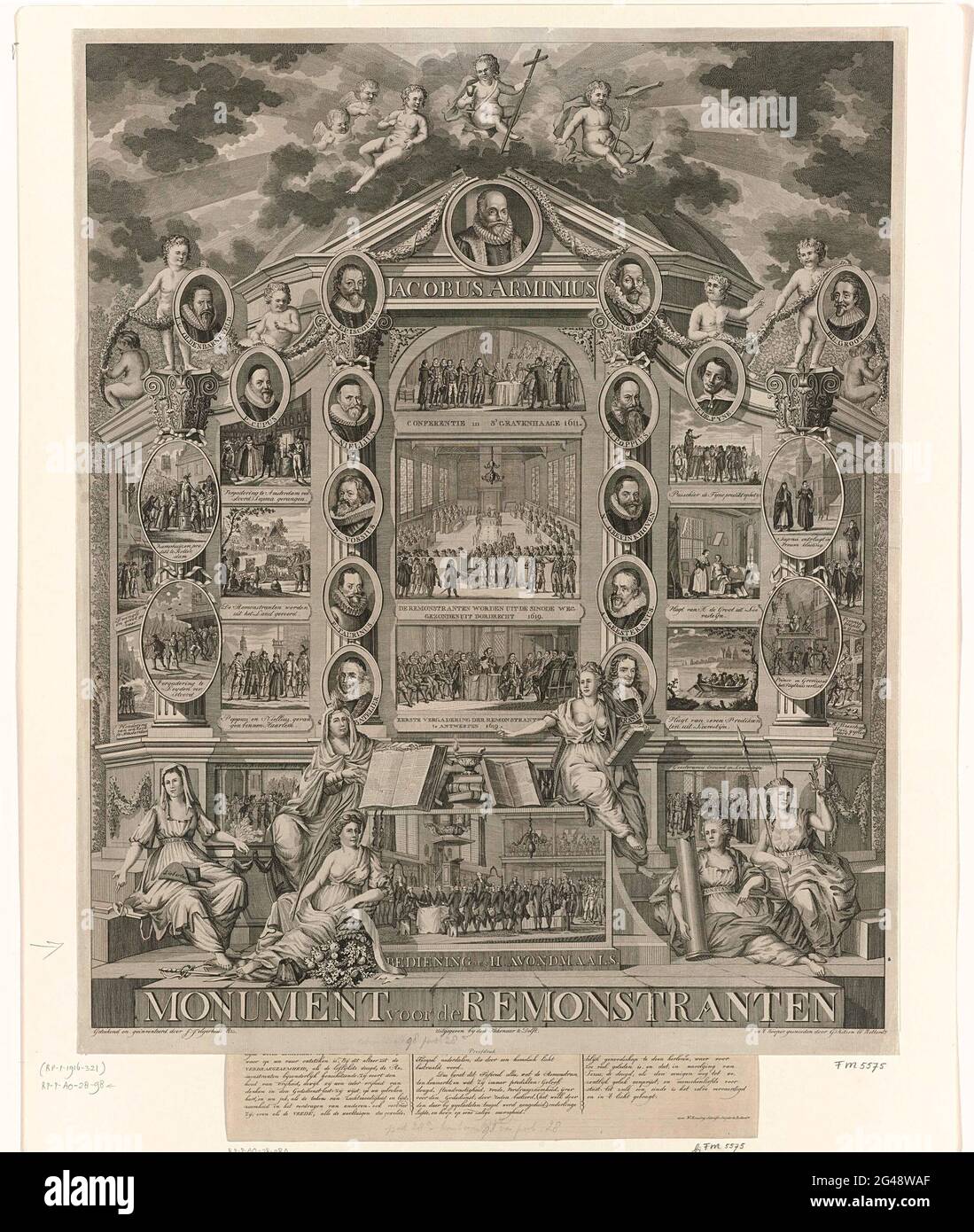 Monument to the Remonstrants, approx. 1800; Monument to the ...