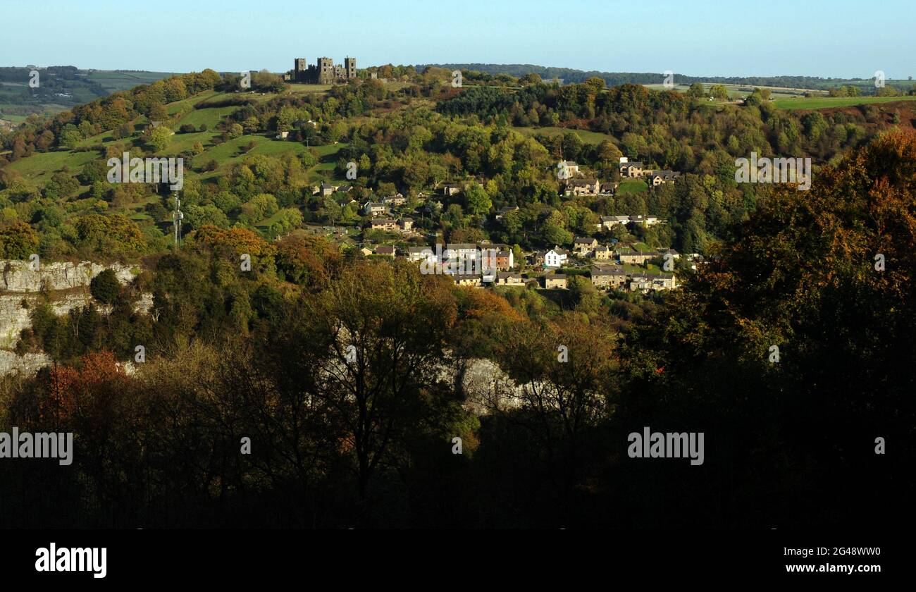 VIEW OF RIBER CASTLE MATLOCK BATH, DERBYSHIRE PIC MIKE WALKER,2010 ...