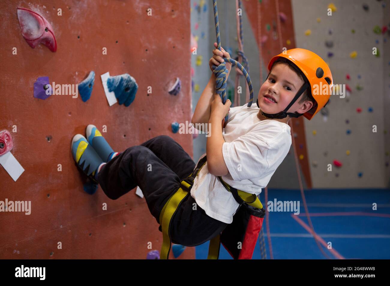 Determined boy smiling hi-res stock photography and images - Alamy