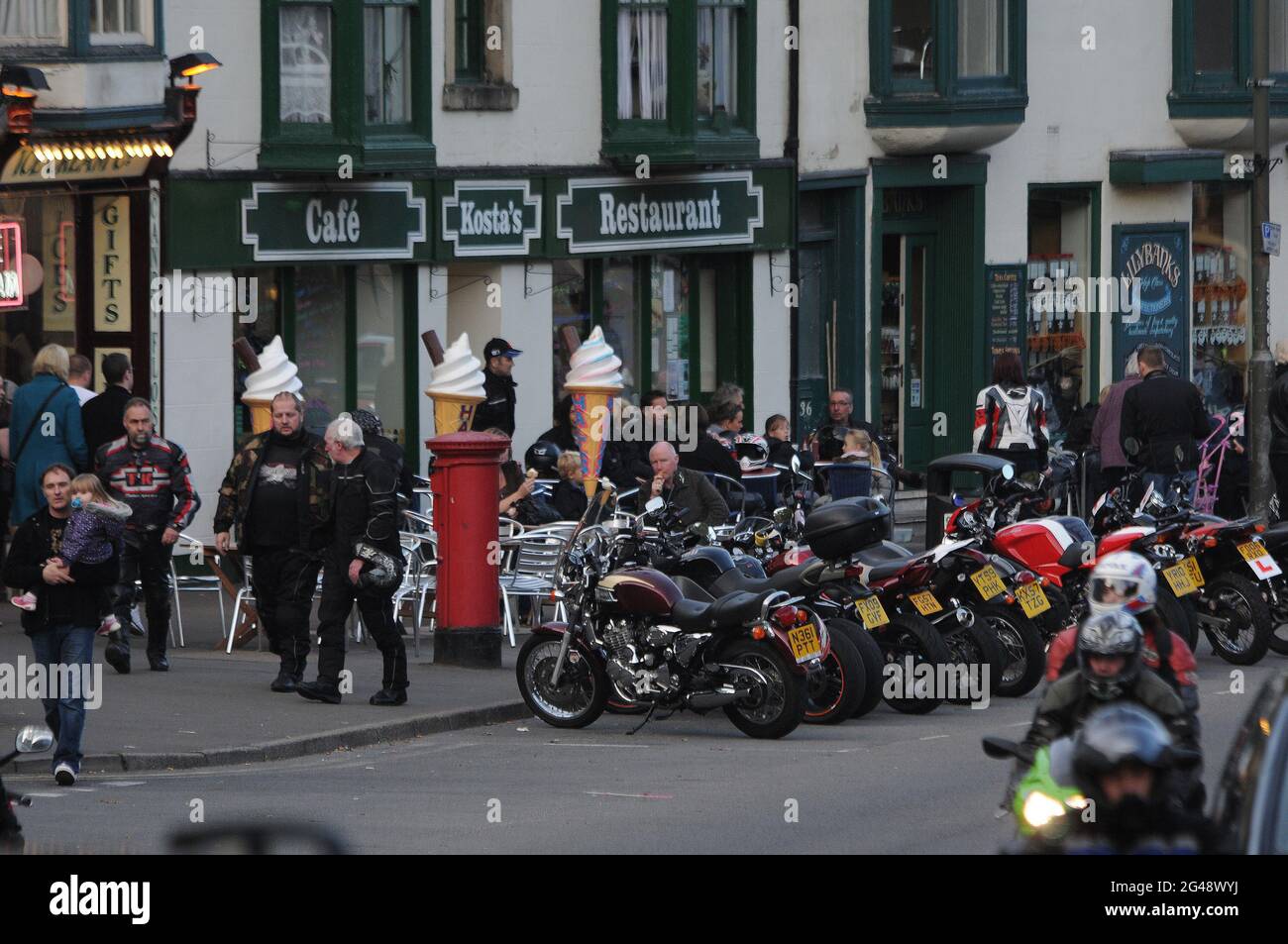 Bikers matlock hi-res stock photography and images - Alamy