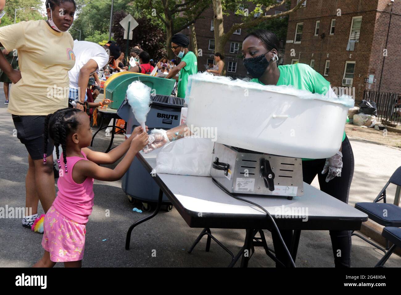 Harlem Juneteenth Celebration Block Party, New York, NY USA Stock Photo ...