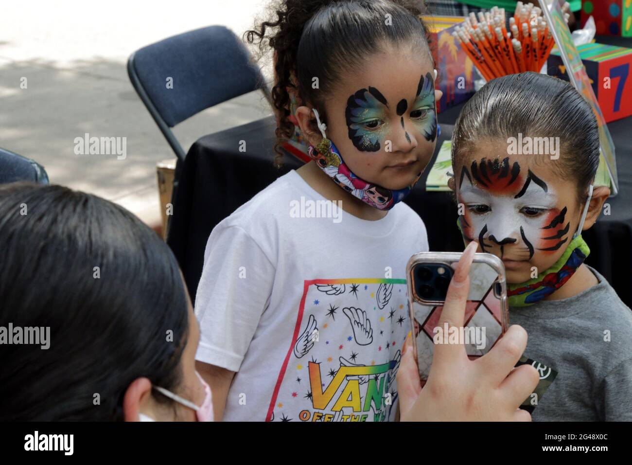 Harlem Juneteenth Celebration Block Party, New York, NY USA Stock Photo ...
