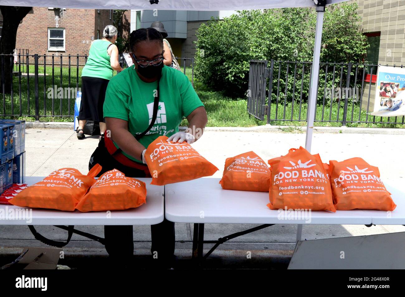 Harlem Juneteenth Celebration Block Party, New York, NY USA Stock Photo ...