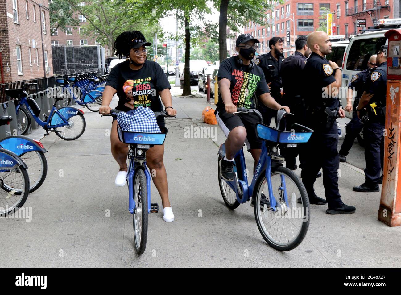 Harlem Juneteenth Celebration Block Party, New York, NY USA Stock Photo ...